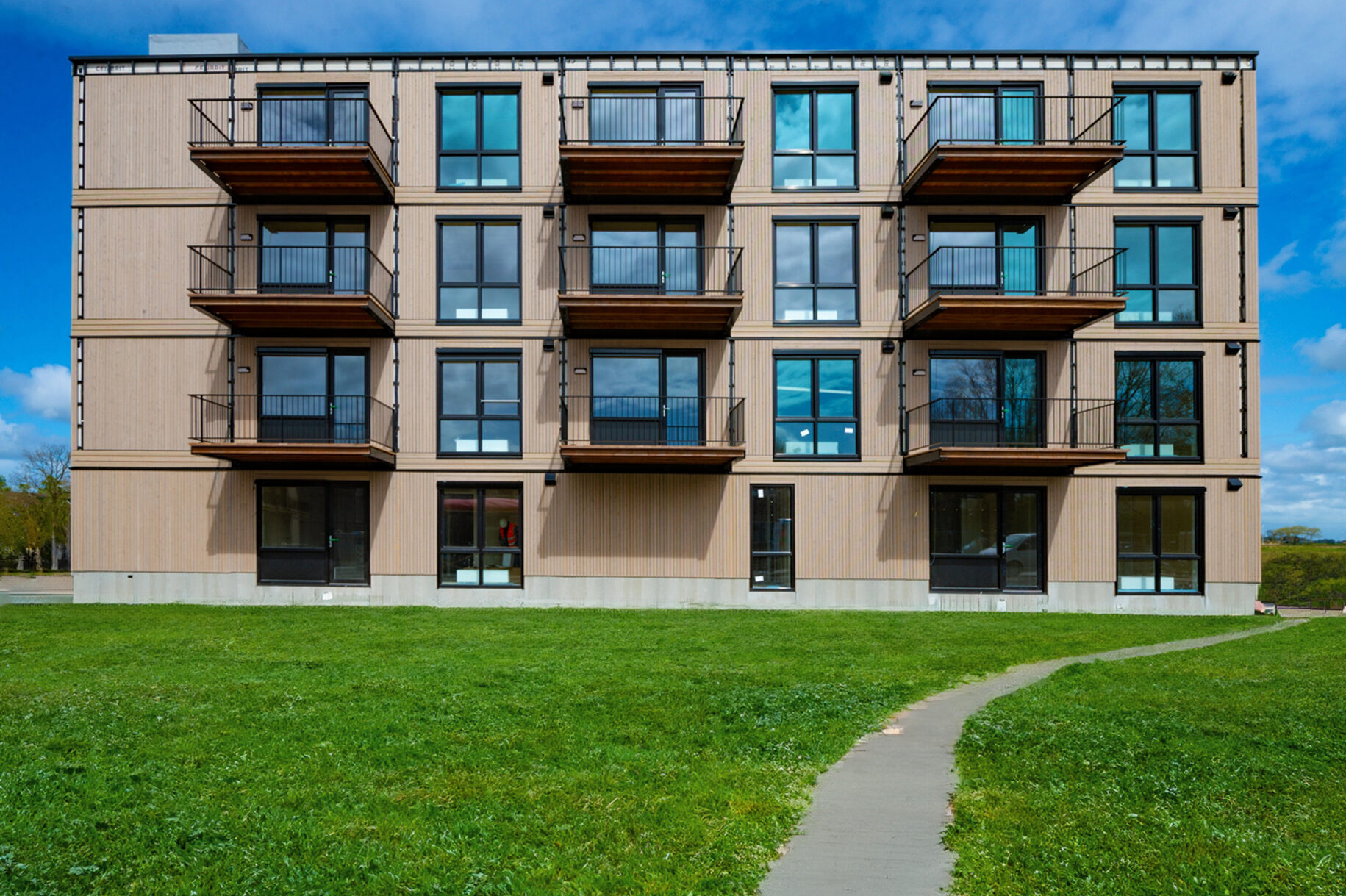 59 apartments completed in 10 months: Project The Klamp - Finch Buildings